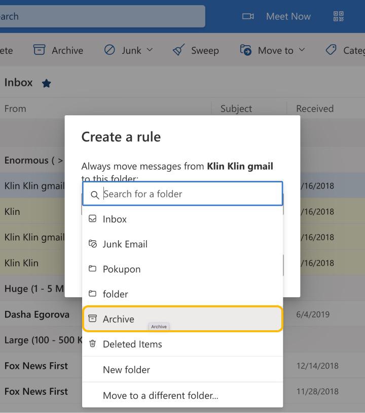 How To Create A Rule In Outlook To Filter Emails