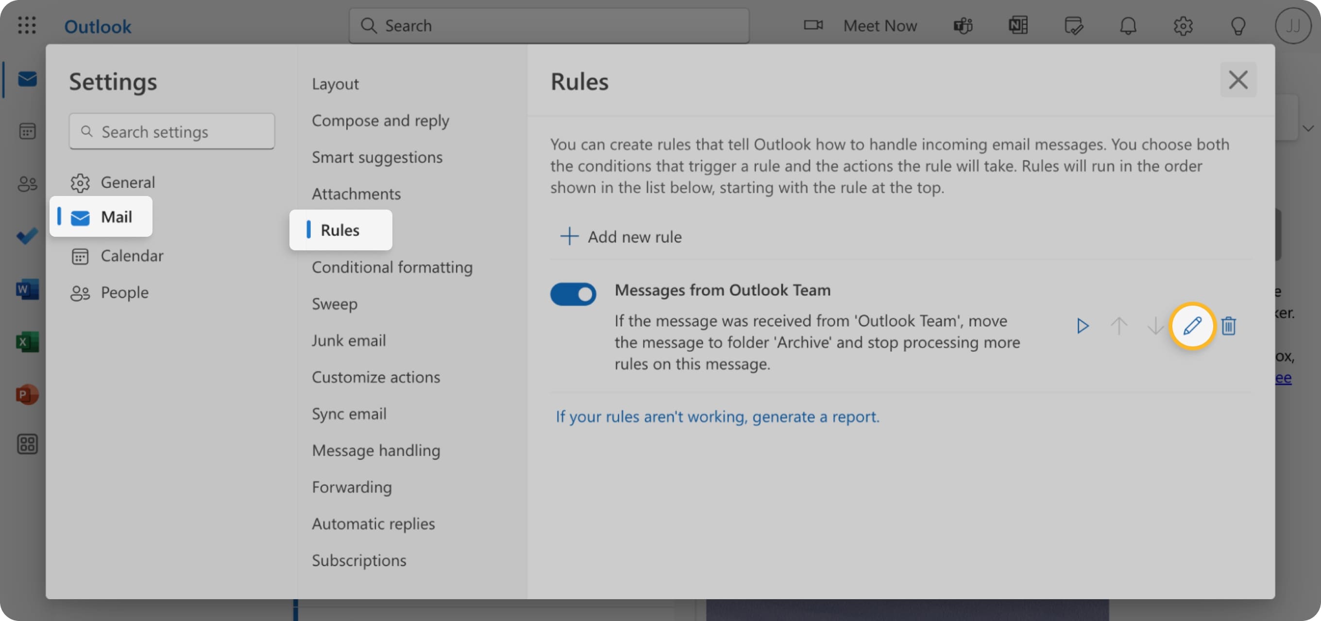How To Create A Rule In Outlook To Filter Emails