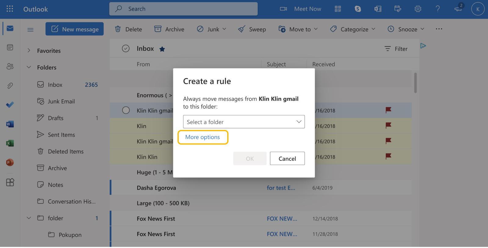 How To Create A Rule In Outlook To Filter Emails