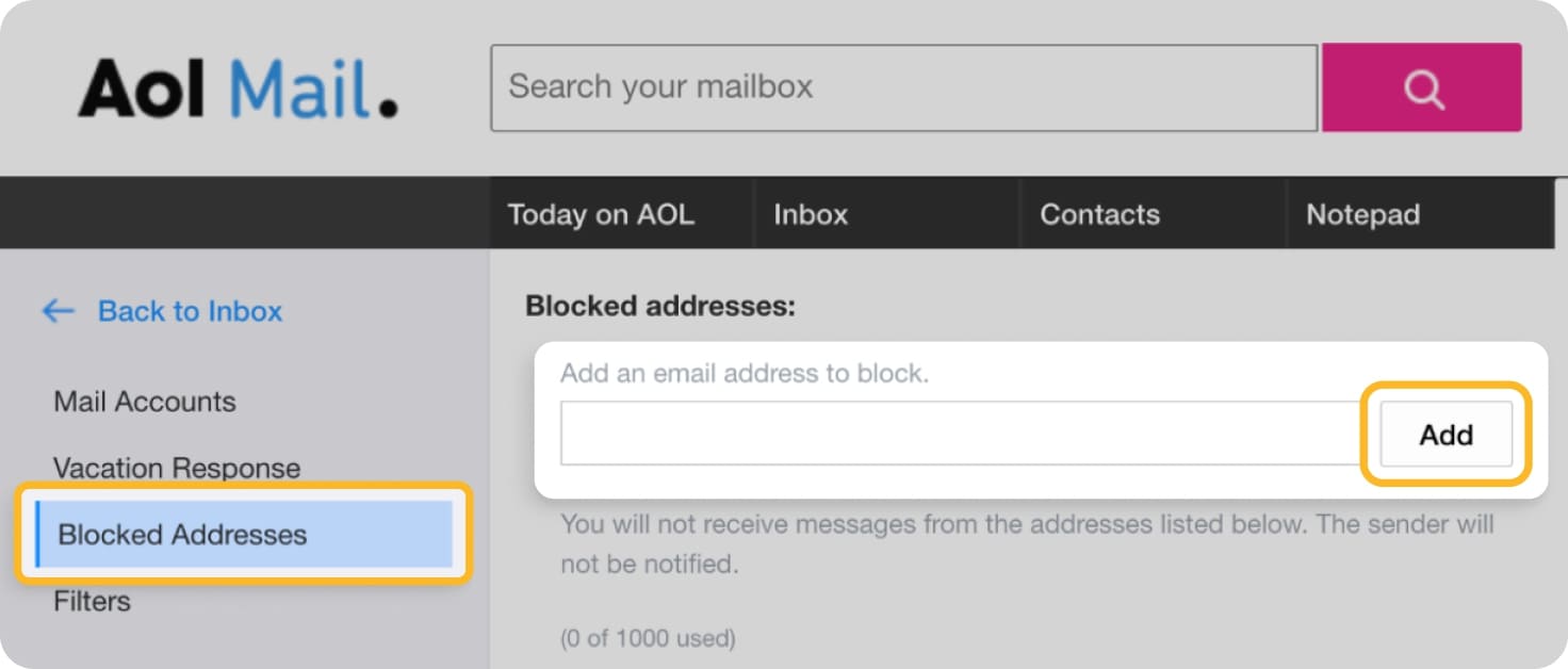 How to Block Emails on AOL to Keep Your Inbox Clean In 2025