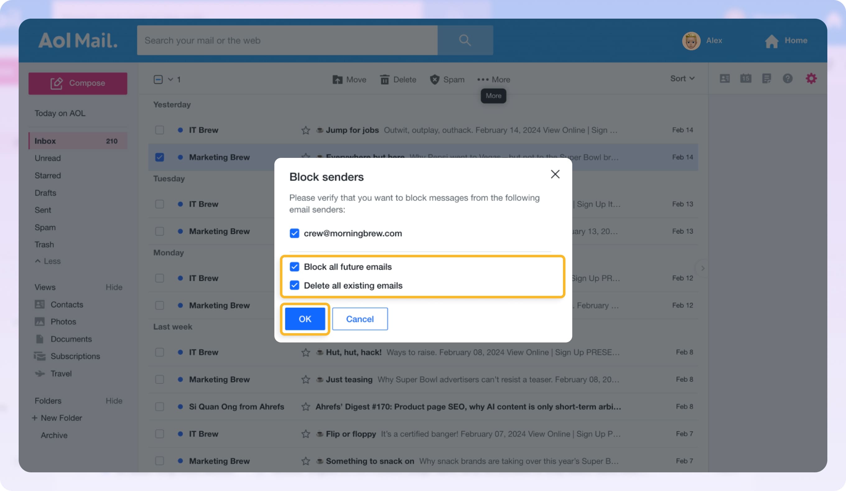 How to Block Emails on AOL to Keep Your Inbox Clean In 2025