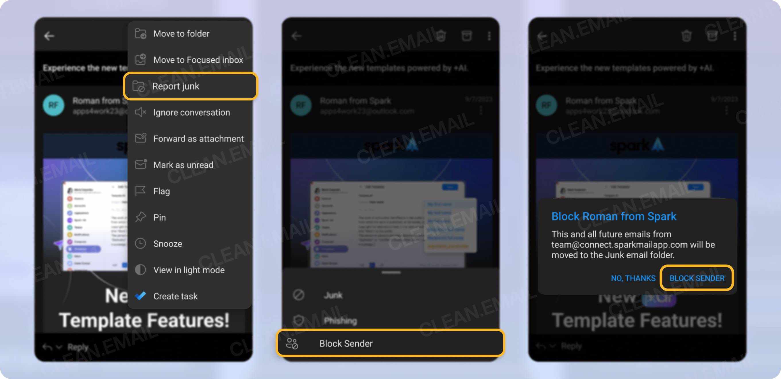 How To Block Emails On Android For Gmail, Yahoo, and Outlook