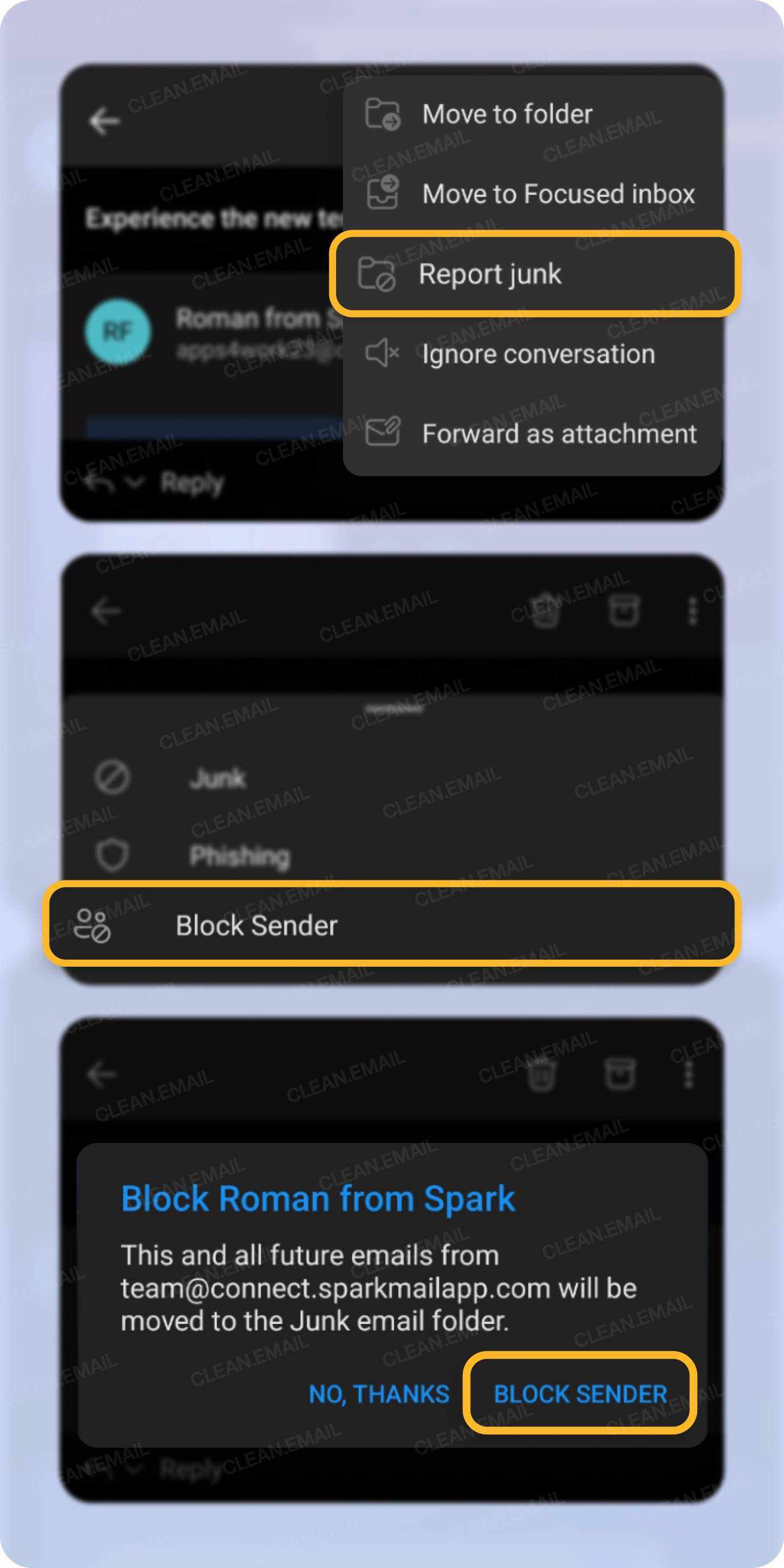 How To Block Emails On Android For Gmail, Yahoo, and Outlook