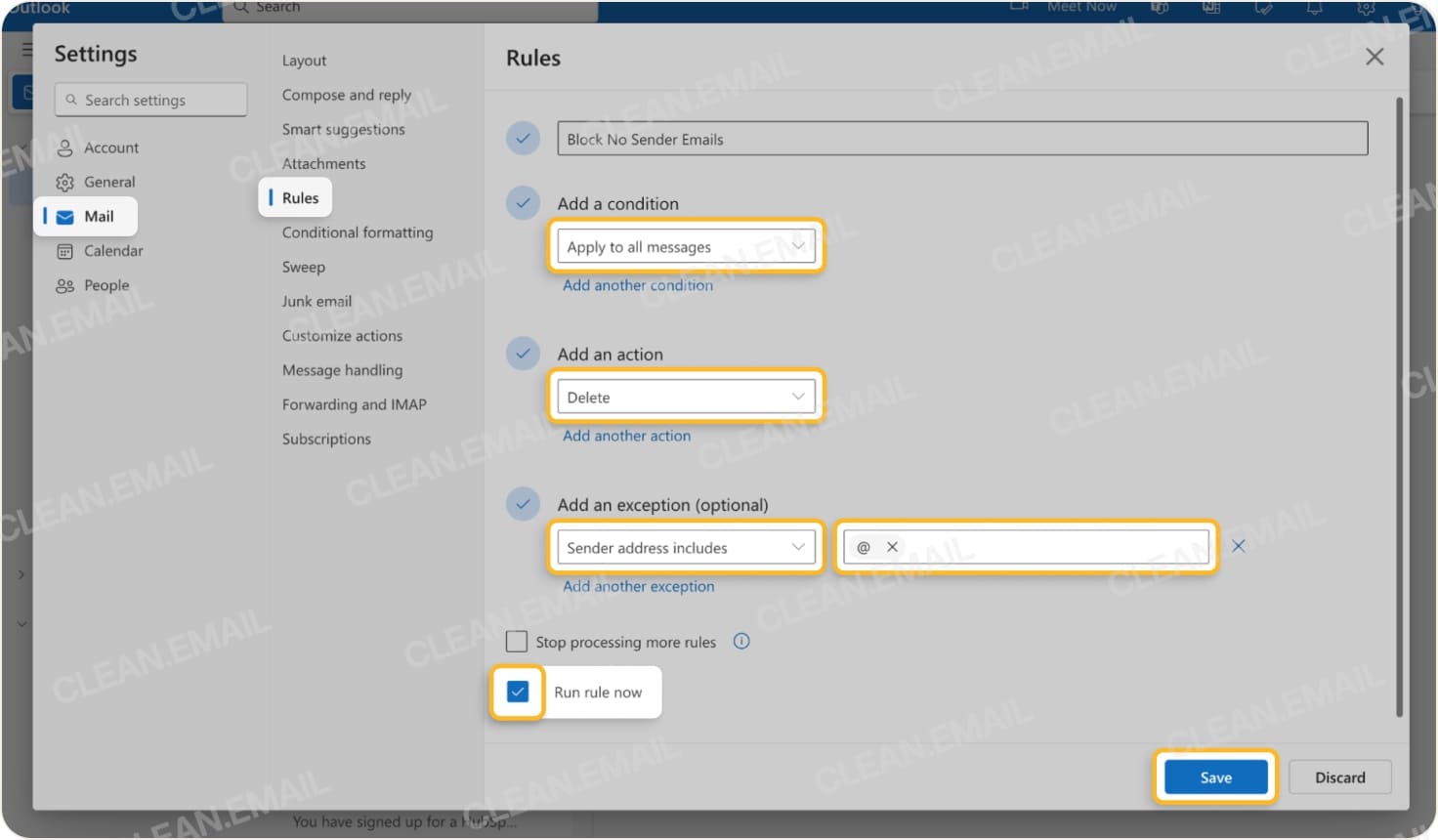 How To Block No Sender Emails On Gmail, Outlook, Yahoo