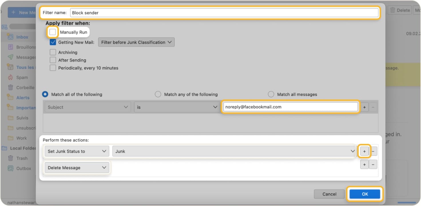 Block Unwanted Emails And Email Addresses In Thunderbird
