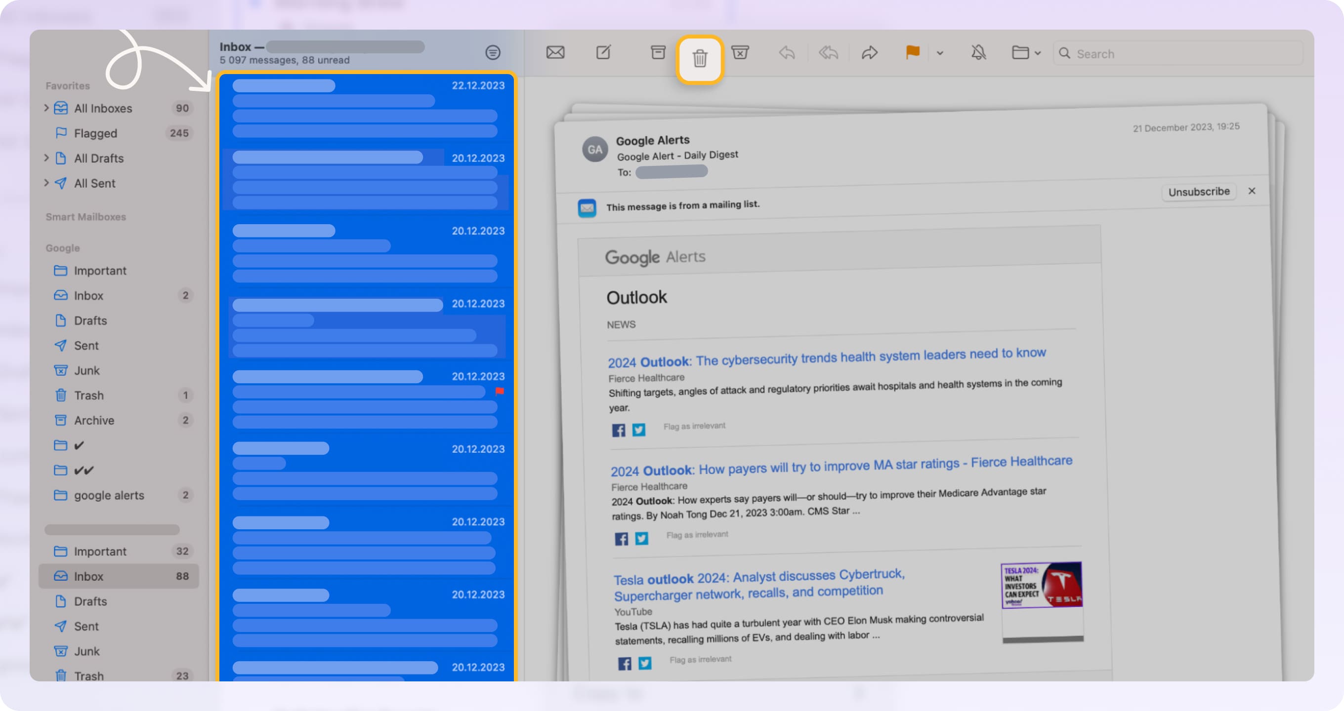How To Delete All Emails To Achieve Inbox Zero In 2025