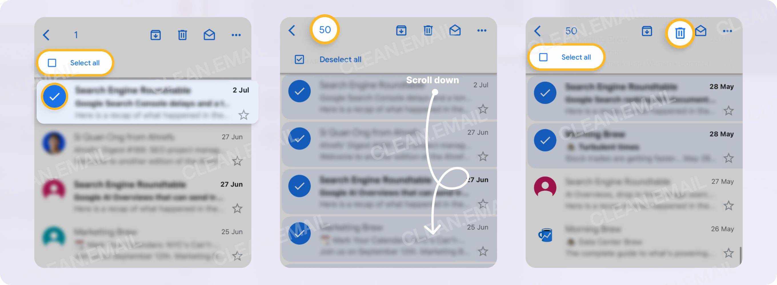 Delete Emails by Sender in Gmail, Outlook, Yahoo (Step-by-Step)