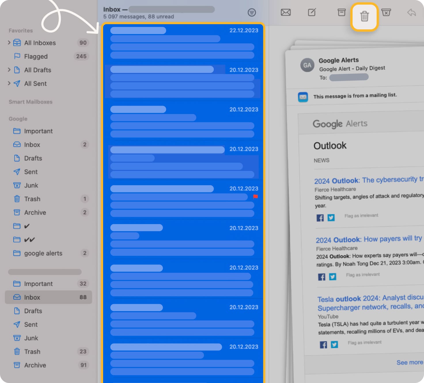 How To Delete All Emails To Achieve Inbox Zero In 2025