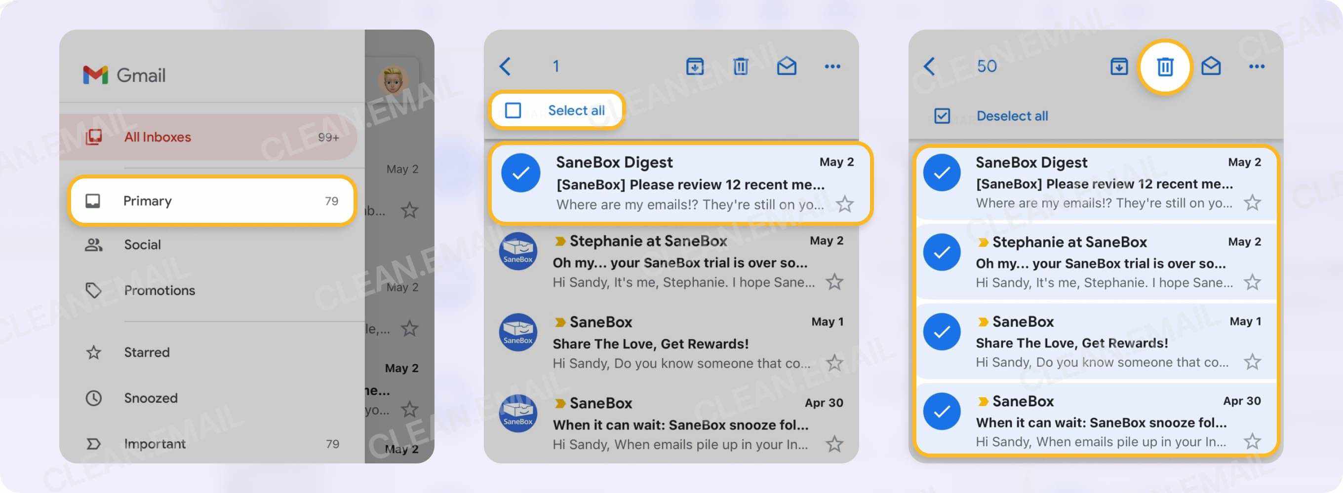 How to Delete All Emails on iPhone in a Click | Clean Email