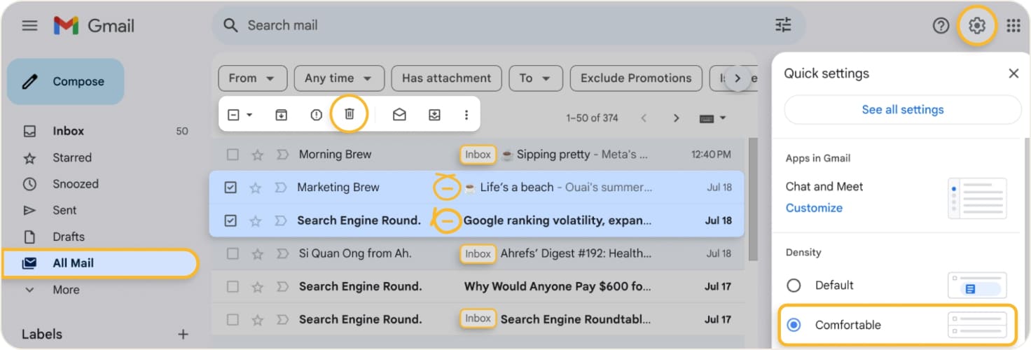 How To Delete Archived Emails In Gmail Individually And All