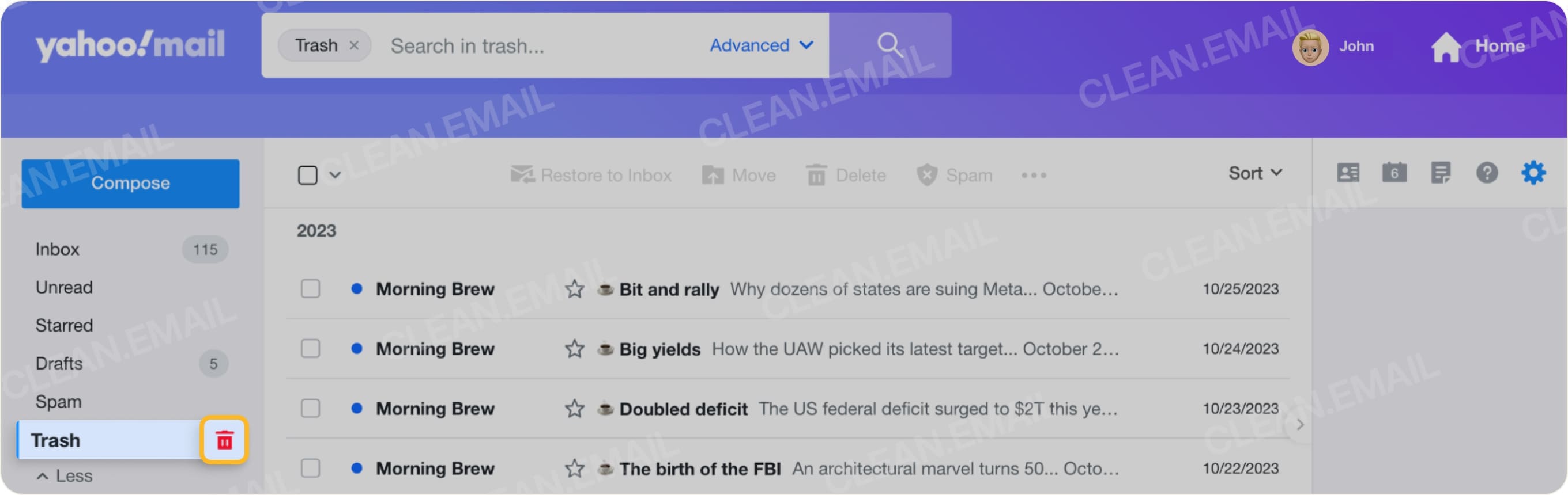 How To Empty Trash In Gmail, Outlook, Yahoo Mail, And More