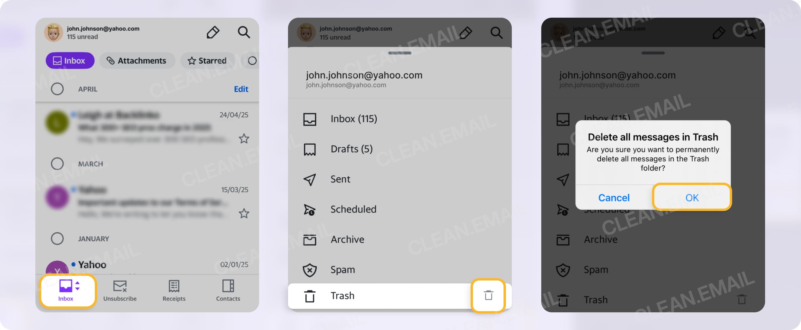 How To Empty Trash In Gmail, Outlook, Yahoo Mail, And More