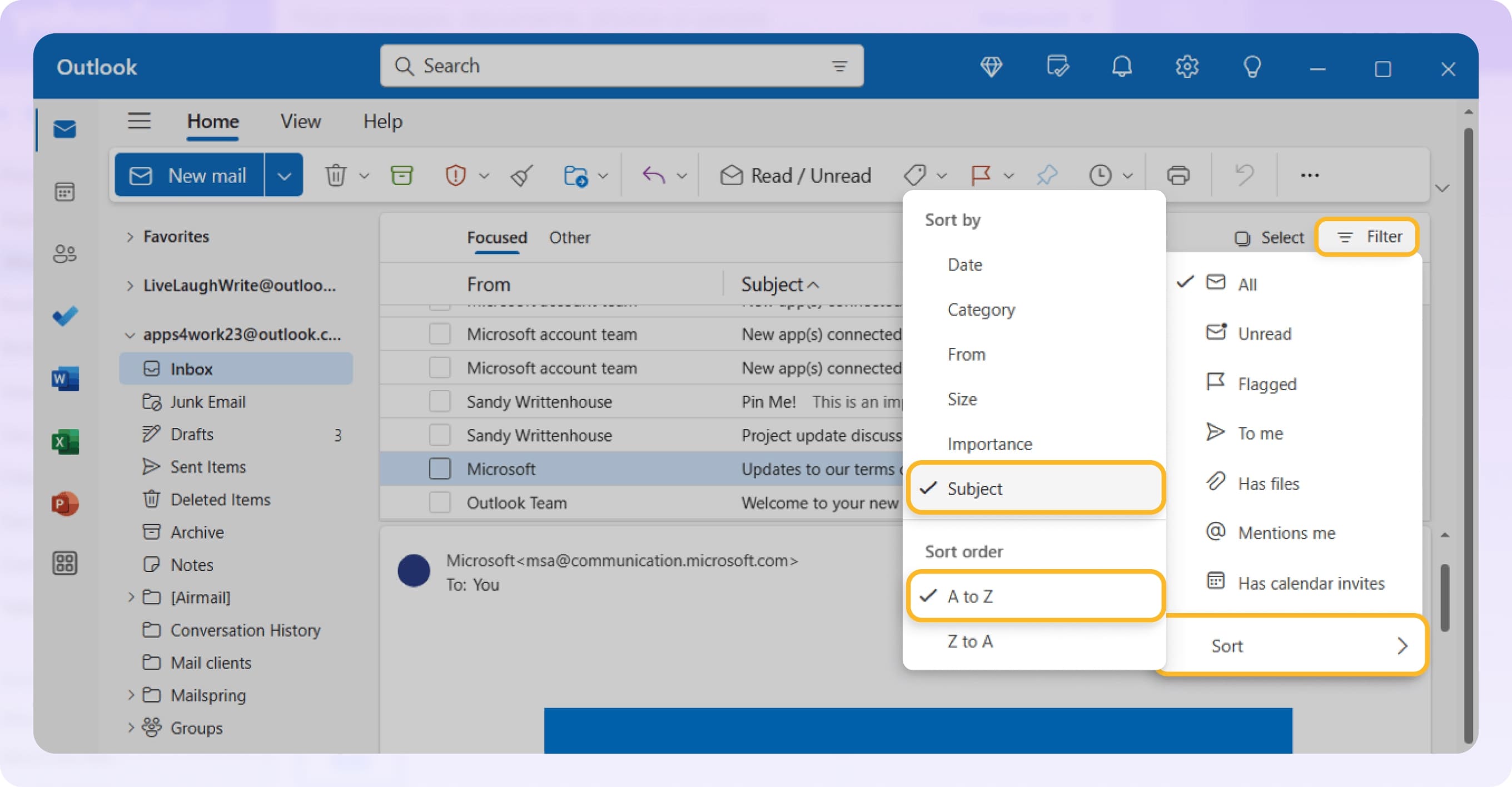 How To Sort Emails In Outlook A Step By Step Guide For 2025