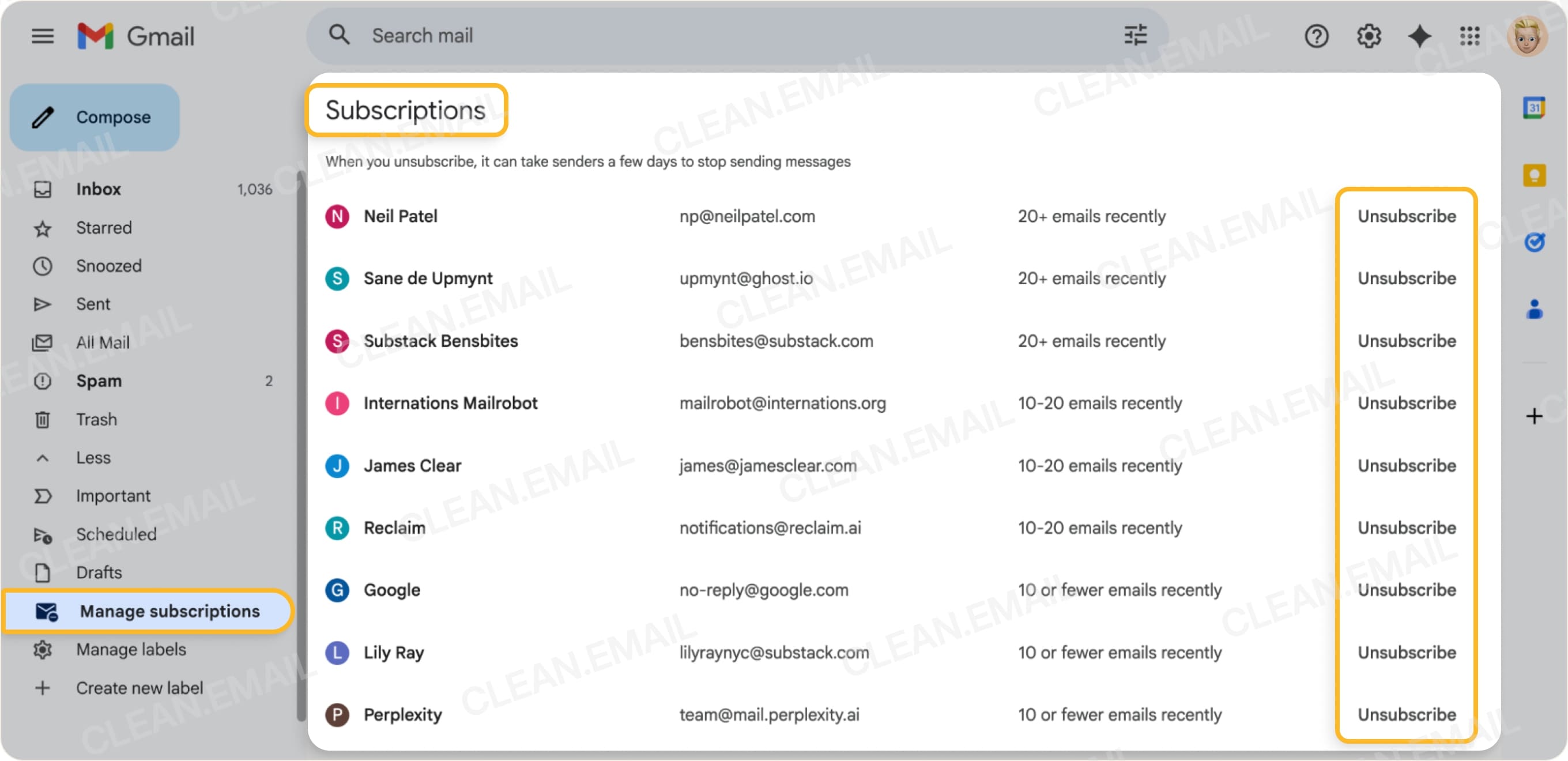 How to See All Email Subscriptions in Gmail: Manage Subscriptions Tool ...