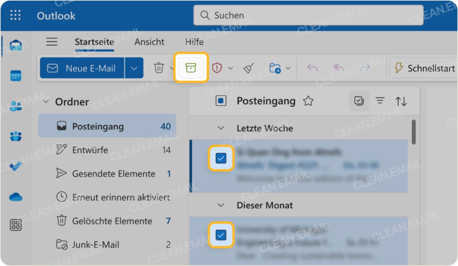 So organisieren Sie Ihre E-Mails und verwalten Ihr Postfach