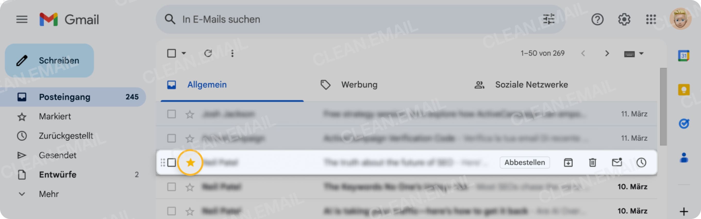 So organisieren Sie Ihre E-Mails und verwalten Ihr Postfach