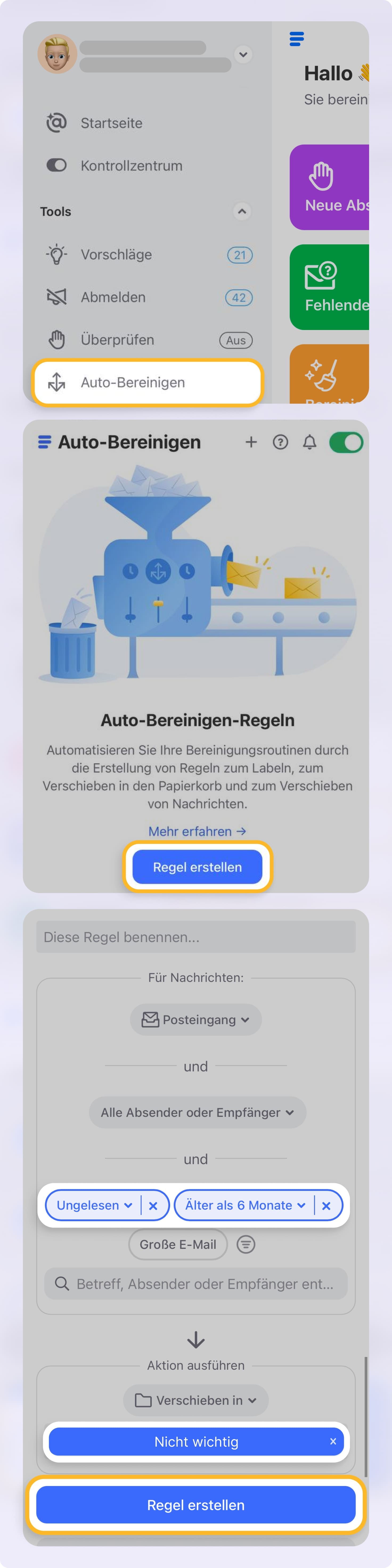 Inbox-Zero-Methode: 6 Schritte für ein aufgeräumtes Postfach