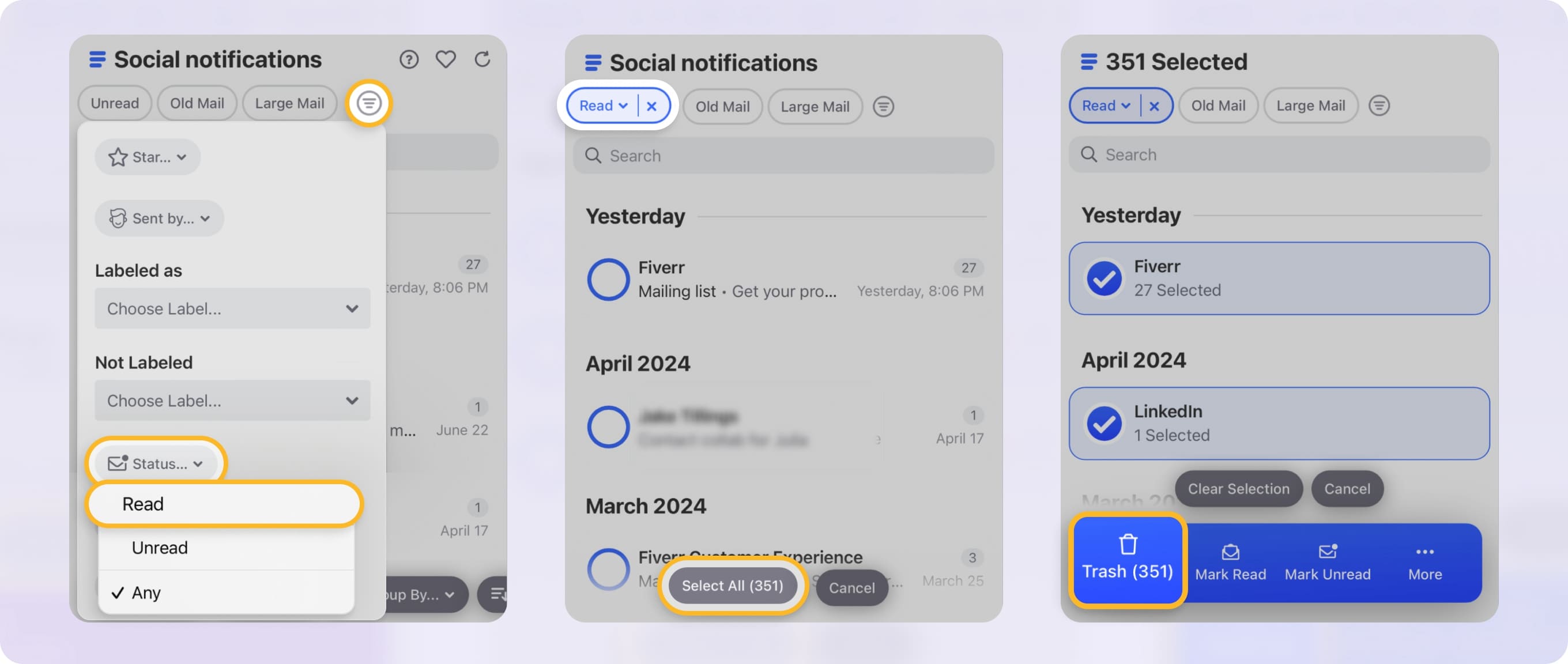How To Delete All Unread Emails In Gmail When Gmail Fails
