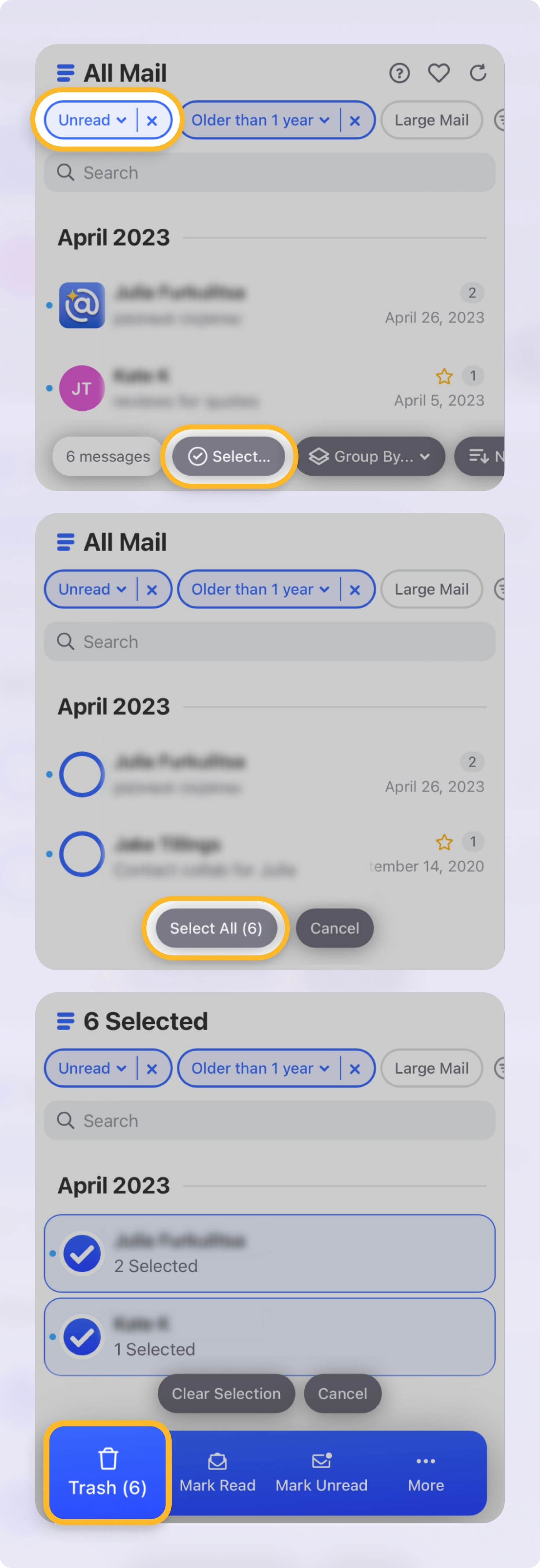 How to Mark All Emails as Read in Yahoo | Clean Email