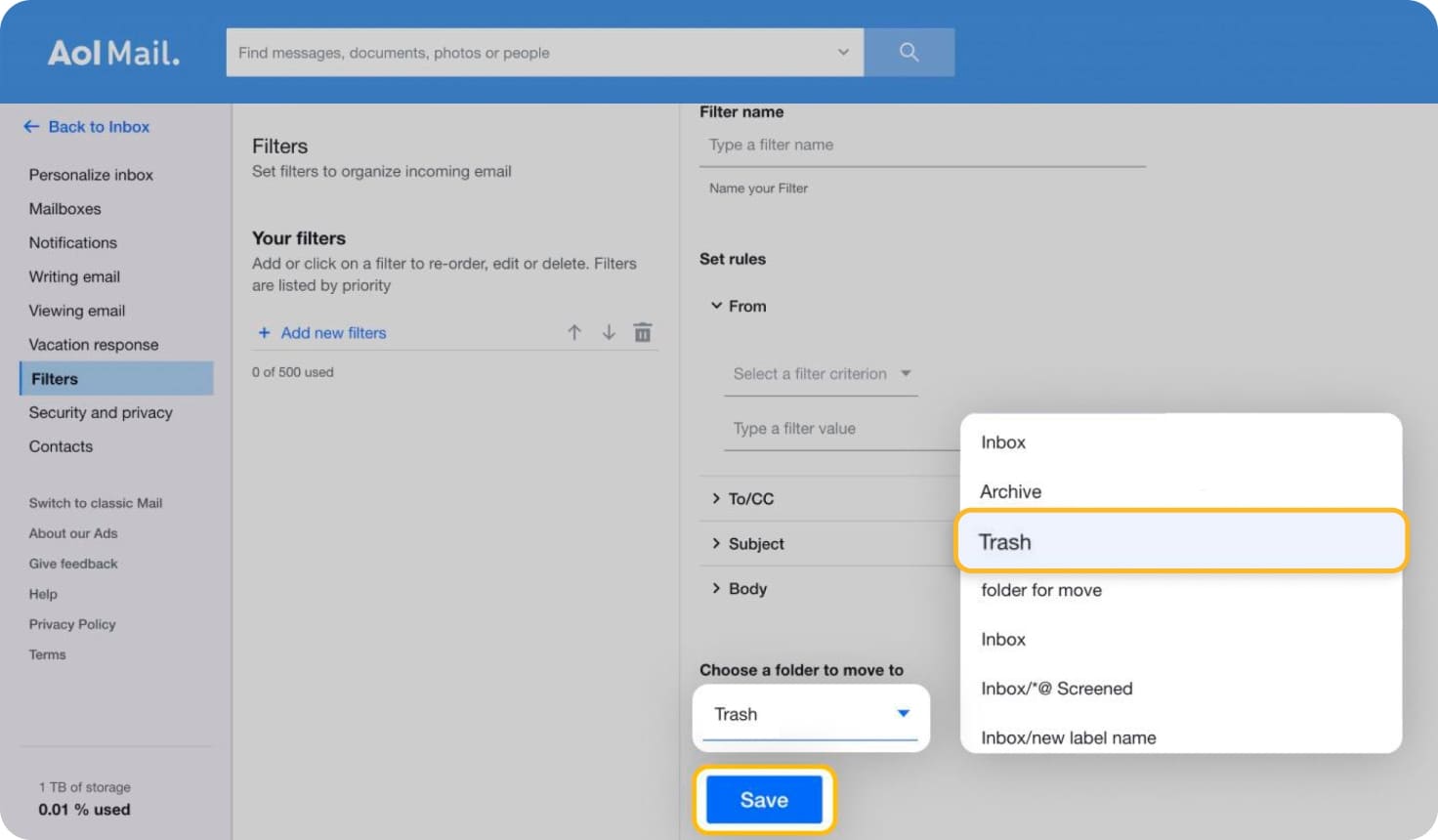 How To Set Up The AOL Spam Filter: Complete Guide For 2025